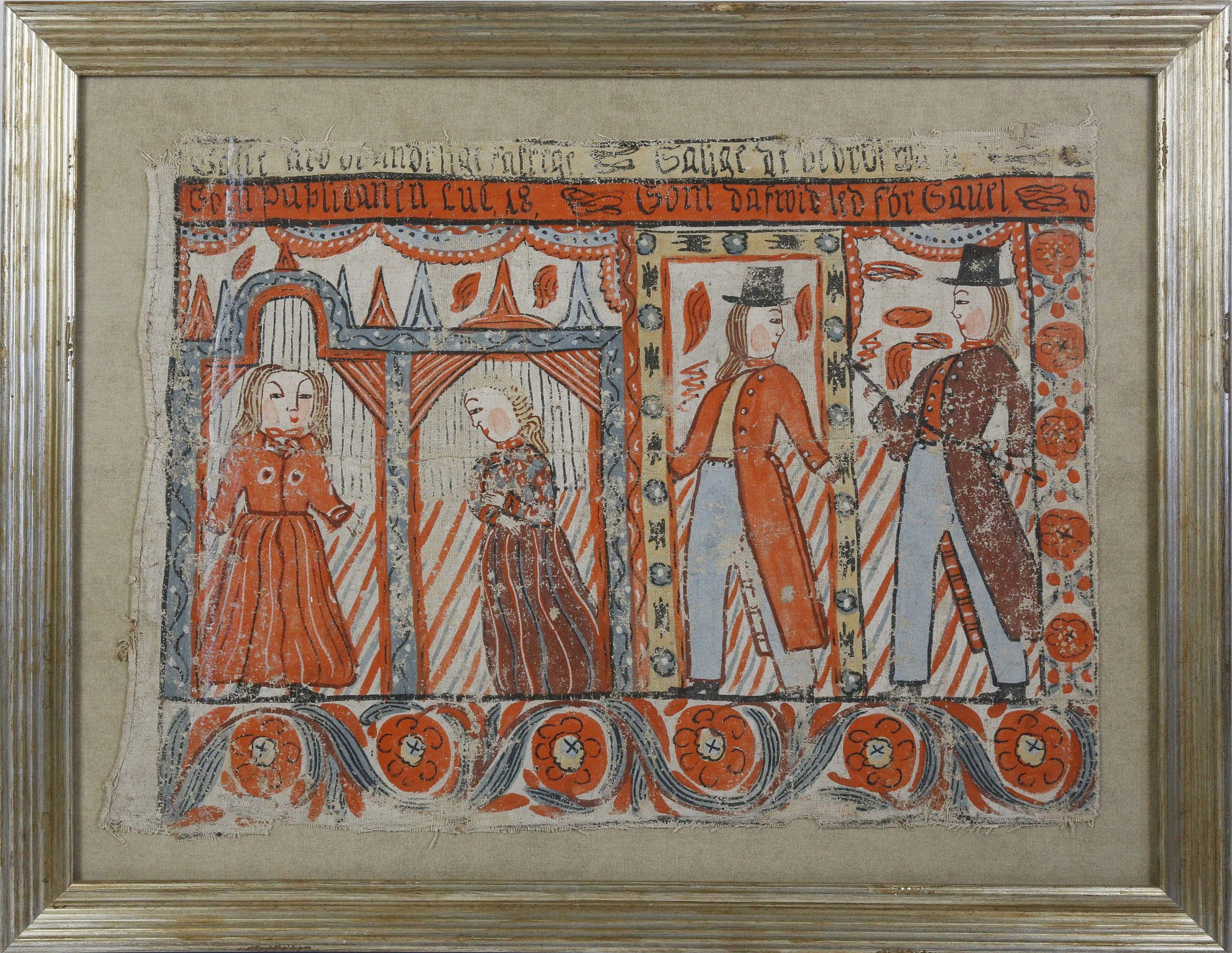 Swedish Folk Art Bonad circa 1820 - Swedish Folk Art Bonad, circa 1820 ...