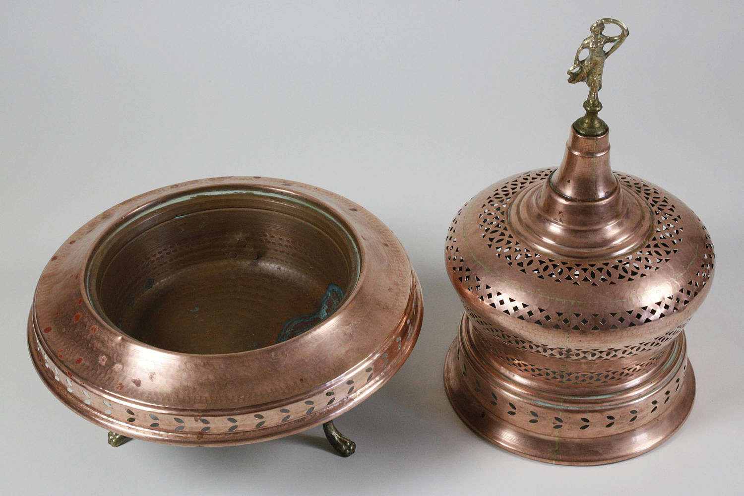 Antique Copper Turkish Brazier - Antique Copper Turkish Brazier ...