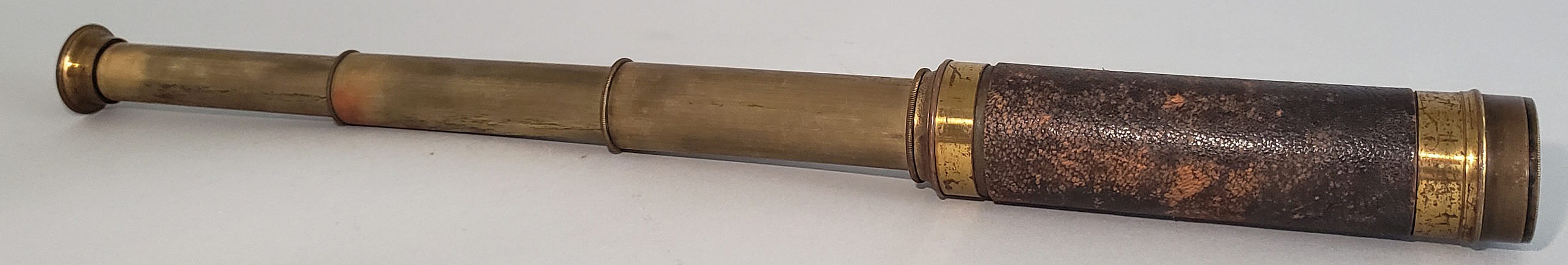19th Century Captain's Spyglass - 19th Century French 3 Draw Captain's ...