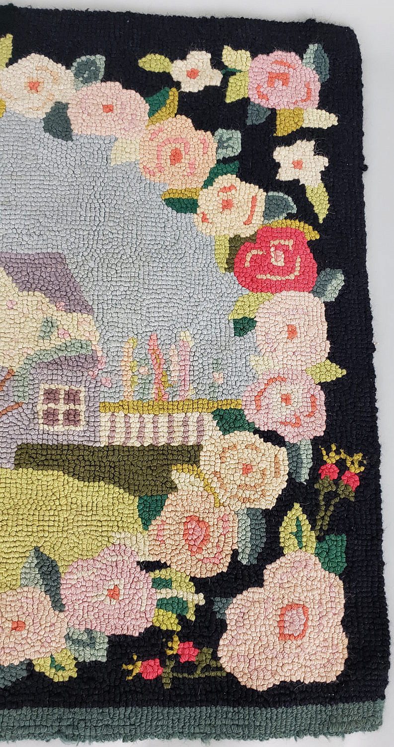 Claire Murray Hooked Rug Nantucket - Vintage Claire Murray Hooked Rug ...